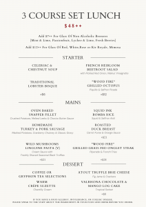 Daily Set Lunch & Dinner | Atout Restaurant